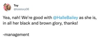 Fans React To Halle Bailey As The Little Mermaid (20 Tweets)