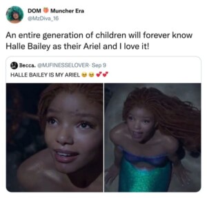 Fans React To Halle Bailey As The Little Mermaid (20 Tweets)
