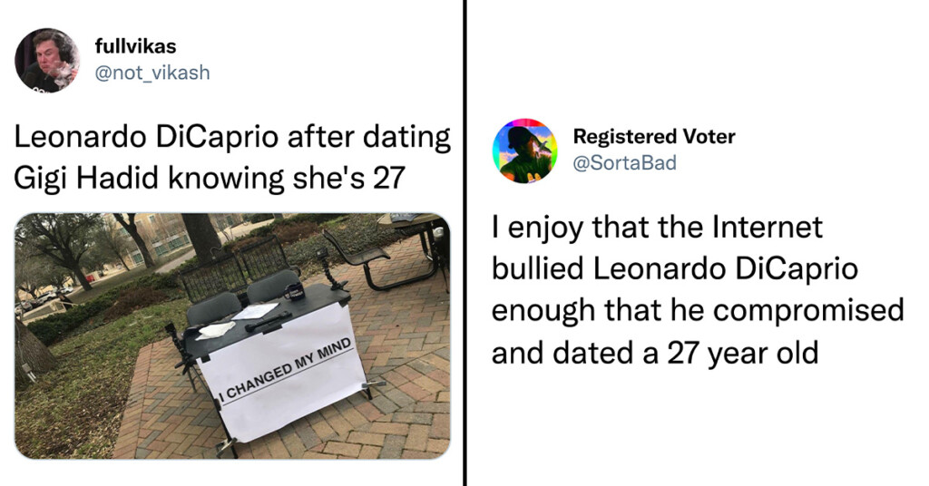 16 Hilarious Tweets About The Rumors That Leonardo DiCaprio And Gigi ... 16 Hilarious Tweets About The Rumors That Leonardo DiCaprio And Gigi ...