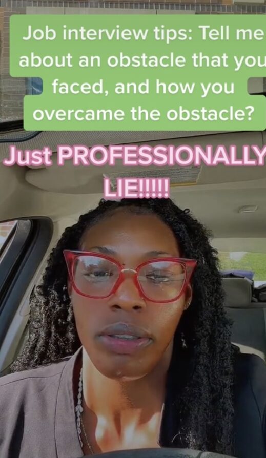 Job Coach Tells People Just To Straight-Up Lie During Interviews In ...