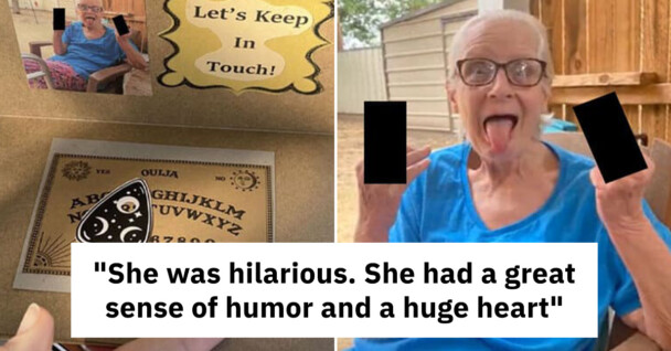 "Let's Keep In Touch" Grandma Gifts Ouija Boards To Loved Ones At Her ...