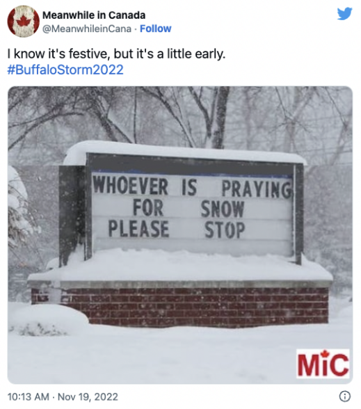 Buffalo, New York Got Got Hit With A Snowpocalypse And Residents Are ...