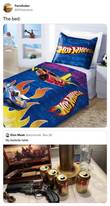 Elon Musk's Bedside Table Being Roasted By The Platform He Owns (20 Tweets)