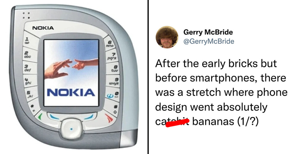 Viral Twitter Thread Explores How Unhinged Early 2000s Phone Designs Were