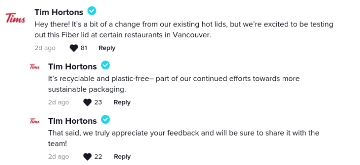 'I might hate this more than paper straws' — Tim Horton's Customer ...