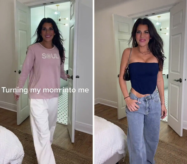 TikTok Trend 'Turning My Mom Into Me' Has Daughters Sharing Fun Mom Makeovers (30 Pics)