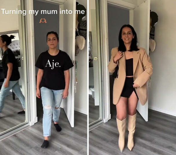 TikTok Trend 'Turning My Mom Into Me' Has Daughters Sharing Fun Mom Makeovers (30 Pics)