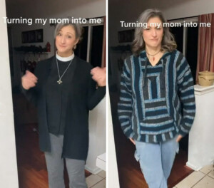 TikTok Trend 'Turning My Mom Into Me' Has Daughters Sharing Fun Mom Makeovers (30 Pics)