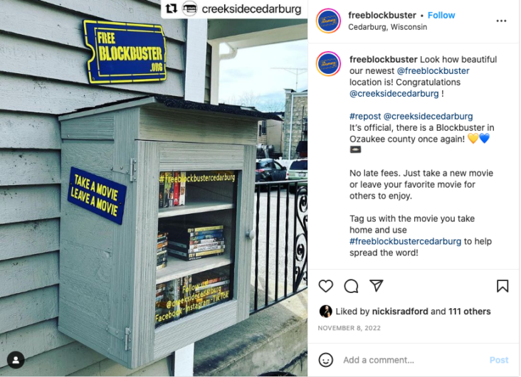 Step Aside Free Library Boxes, The Free Blockbuster Box Is What Every ...