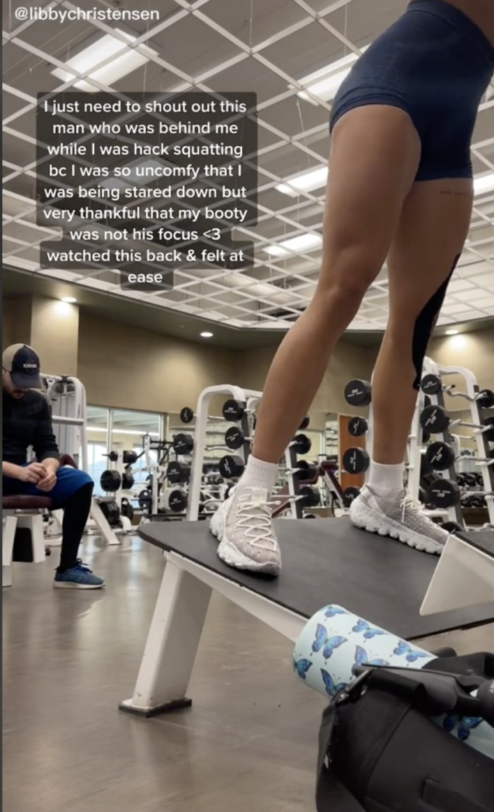 Gym TikTokker Thanks Man For Not Staring At Her Butt While She Did ...