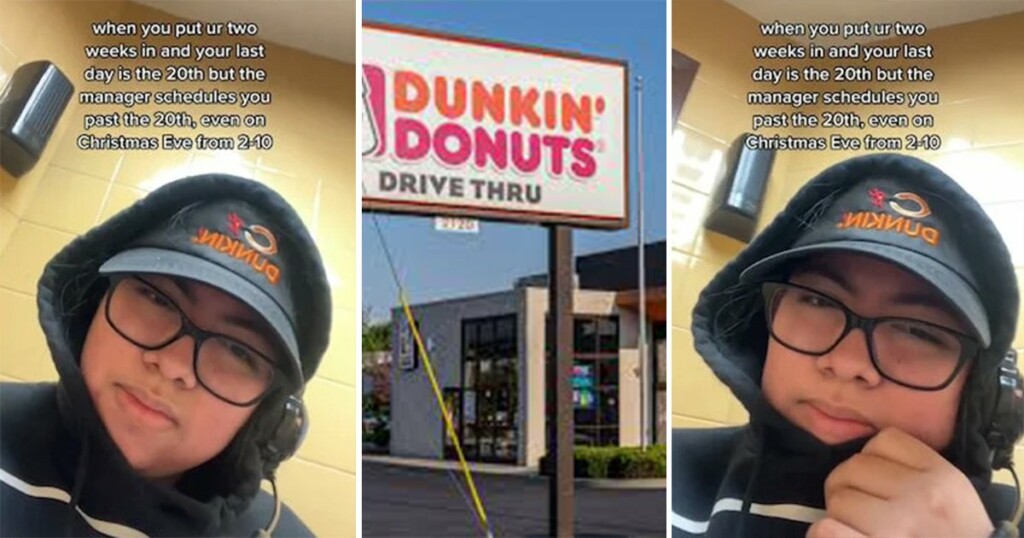 'Told my manager I will not be showing up.' — Dunkin' Employee Keeps ...