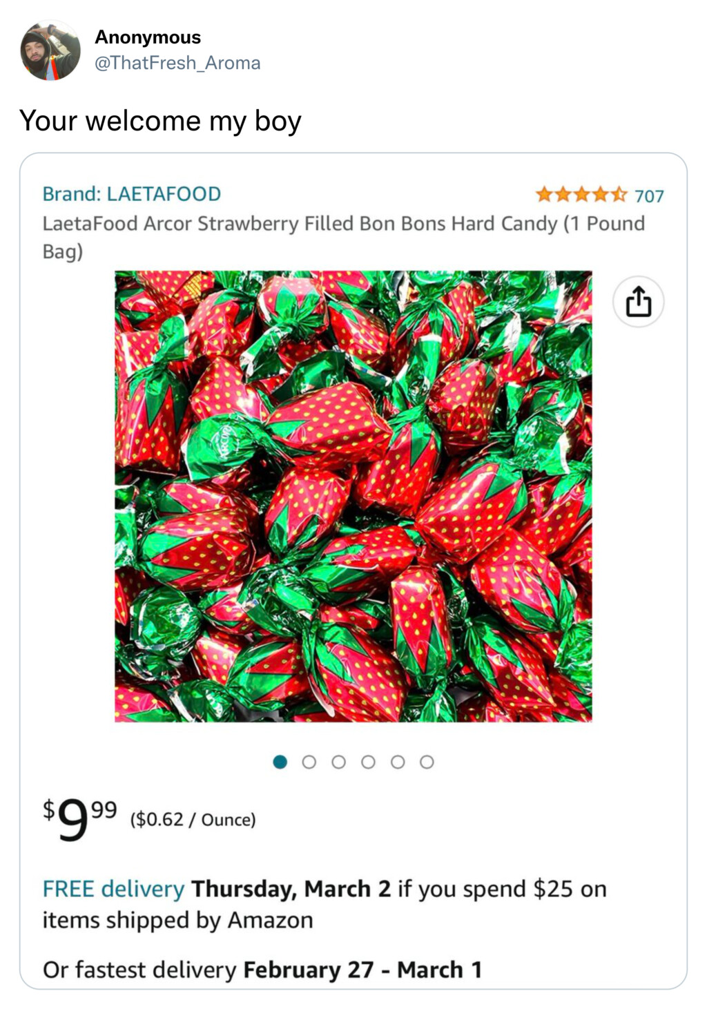 Viral Tweet Shows One Of The Most Famous And Well Liked Candies Of All ...