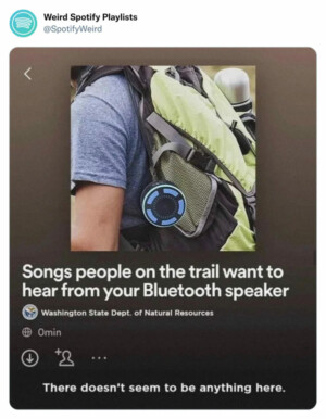 30 Of The Weirdest Spotify Lists That You Hope We're Only Made For A Laugh