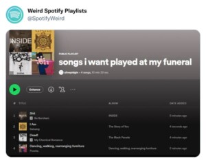 30 Of The Weirdest Spotify Lists That You Hope We're Only Made For A Laugh