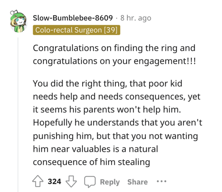 Story Update: Nephew Steals $4k Engagement Ring, Parents Refuse to ...