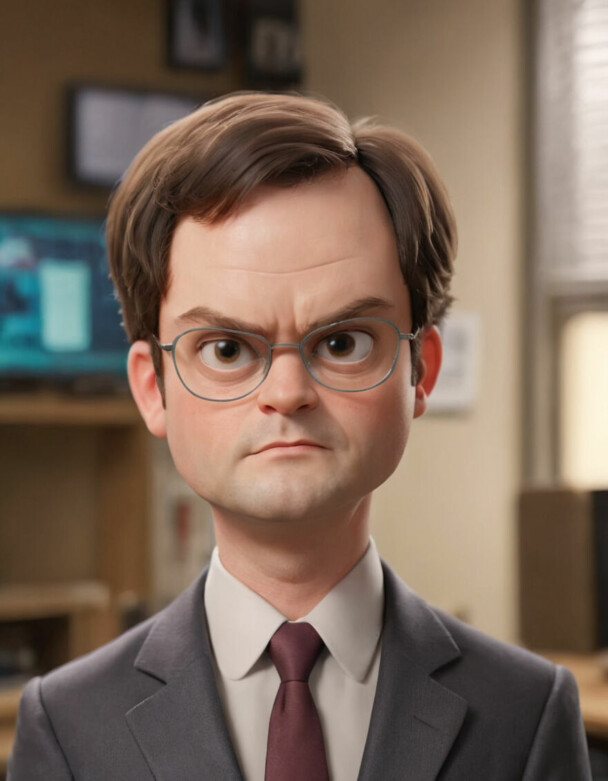 Artist Brings 'The Office' Characters To Life As A Disney Pixar ...