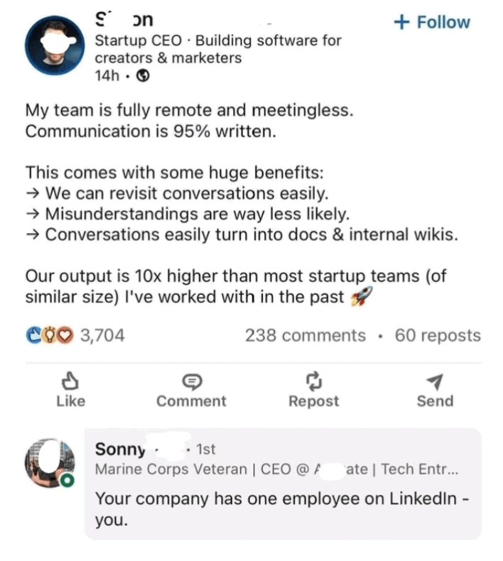 29 Worst LinkedIn Posts From This Week That We Can All Circle Back To ...