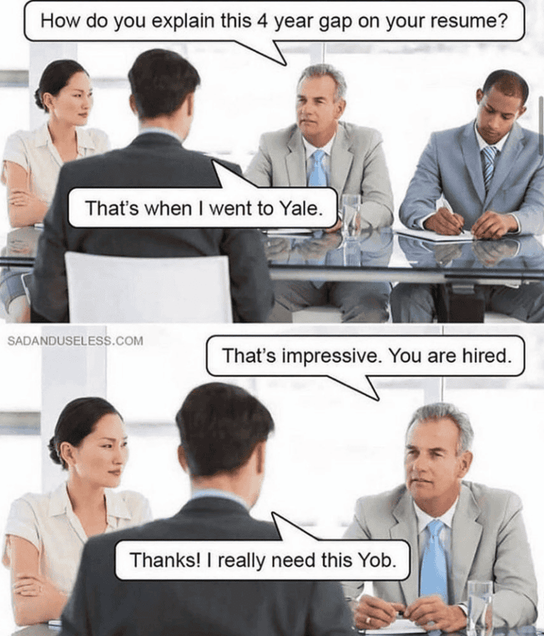 50+ Funny Job Interview Memes That Hit Too Close to Home For Job Seekers