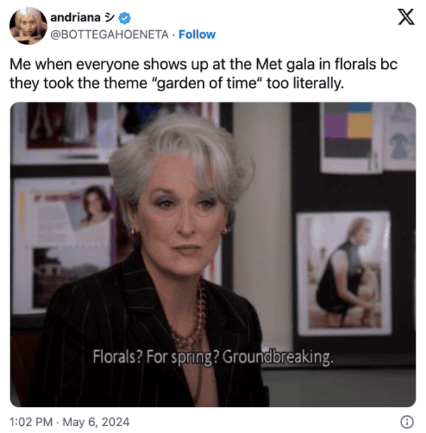 42 Of The Funniest 2024 Met Gala Memes That Are Simply Stunning