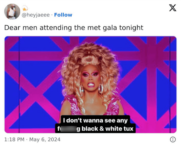 42 Of The Funniest 2024 Met Gala Memes That Are Simply Stunning