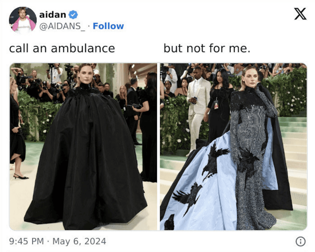 42 Of The Funniest 2024 Met Gala Memes That Are Simply Stunning