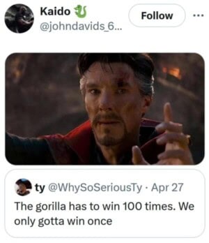 18 Funniest “100 Men vs 1 Gorilla” Memes That Prove We’ve All Lost It